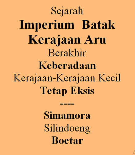 Tapanuli Selatan Dalam Angka: Sejarah Peradaban Kuno (16): Kerajaan Aru ...