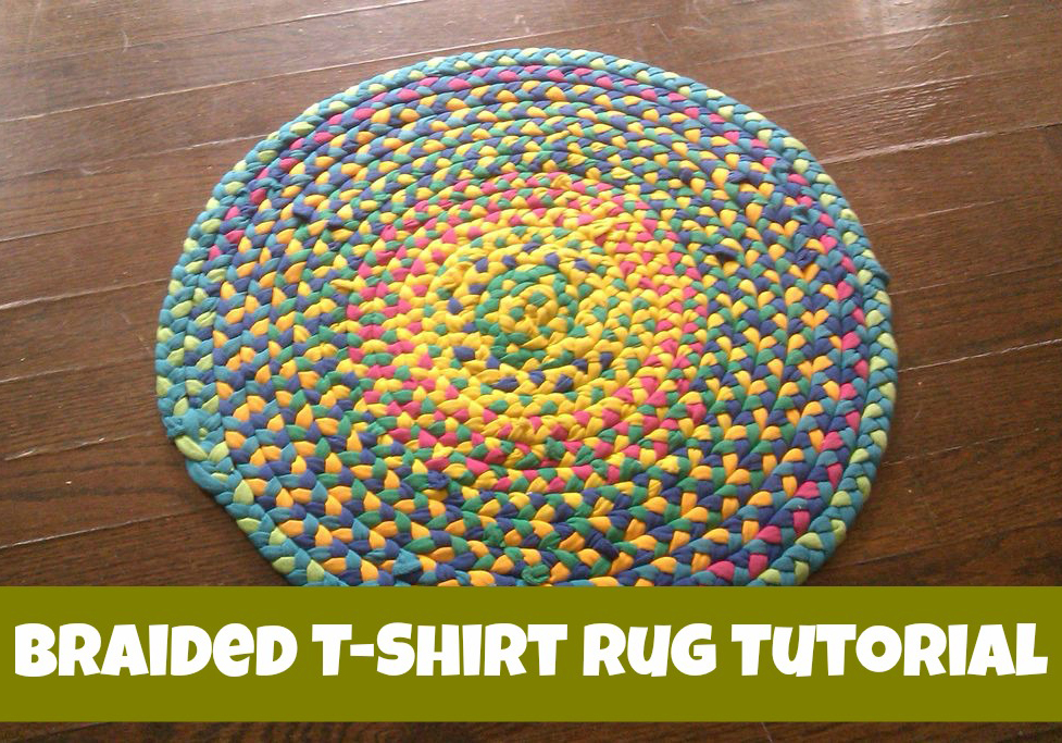 How To Make A Braided T-Shirt Rug, DIY Tutorial | Handy & Homemade