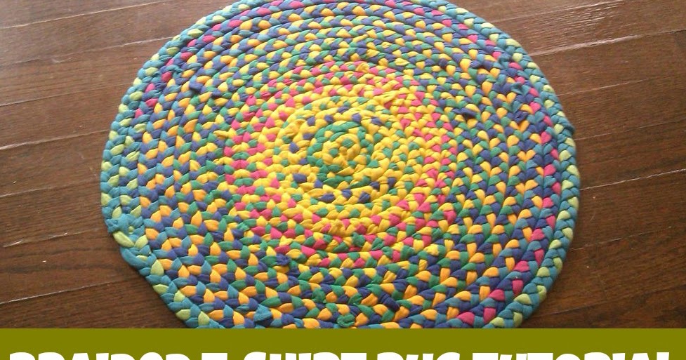 How To Make A Braided T-Shirt Rug, DIY Tutorial | Handy & Homemade