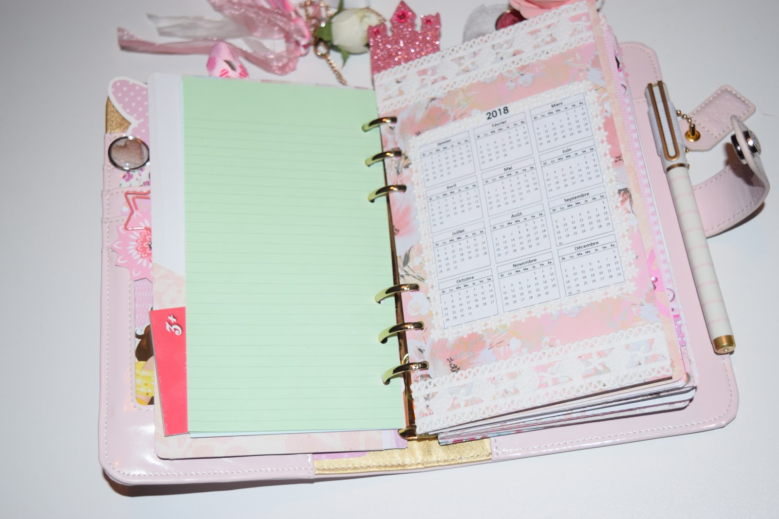 Shireece Planner: Décorer son planner shabby chic [Set up planner #1]