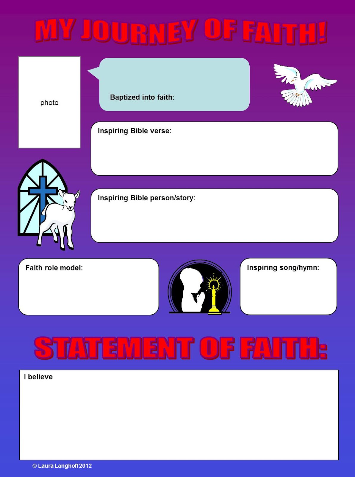 Carpenter's Ministry Toolbox: CONFIRMATION: Journey of Faith Poster