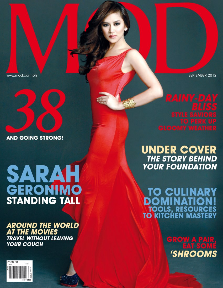 Turtz on the Go: Sarah Geronimo Covers MOD Magazine September 2012 Issue