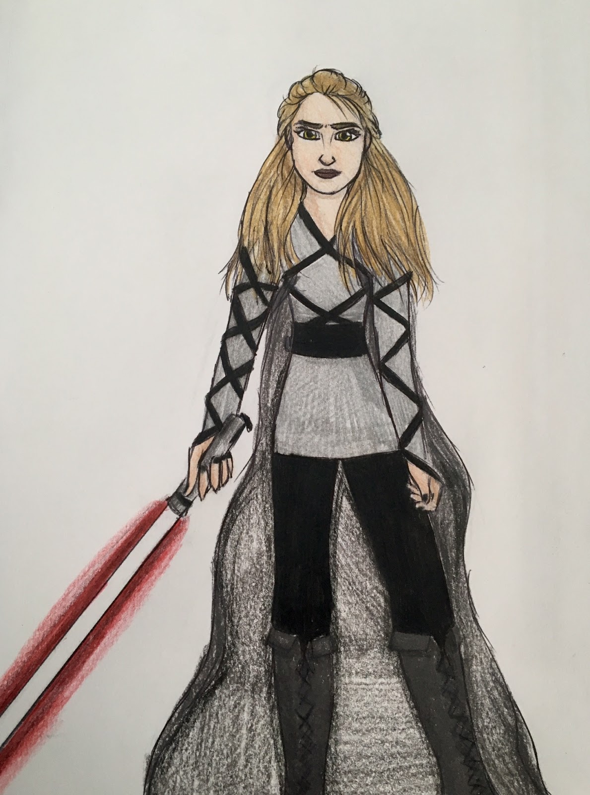 Drawn To Writing: Me as a Sith