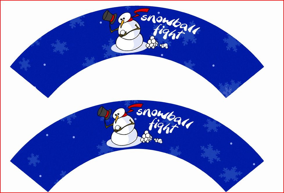 Snowball Fight Cupcakes - Fun Snow Day Project for the Kids
