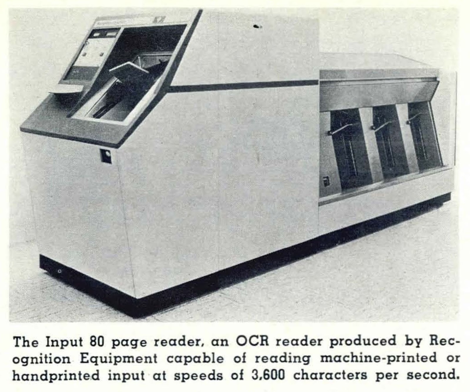 Entrex 480 Data/Scope: Recognition Equipment's Input 80 OCR