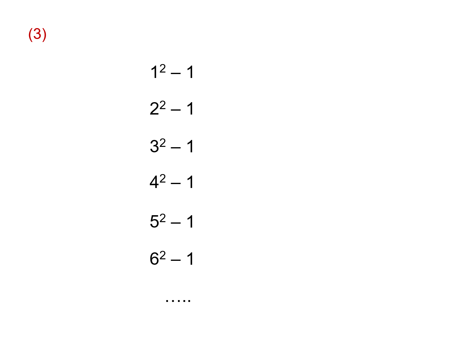 MEDIAN Don Steward mathematics teaching: square number patterns