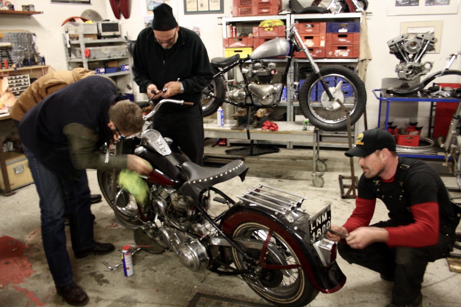 JAMESVILLE MOTORCYCLES: 1956 PANHEAD BARN FIND!!!! (KIND OF)