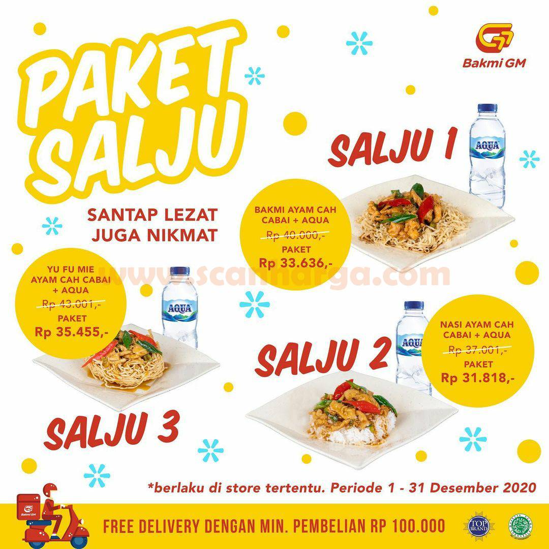 Bakmi GM Promo Paket Salju harga mulai dari Rp 31.818 | scanharga