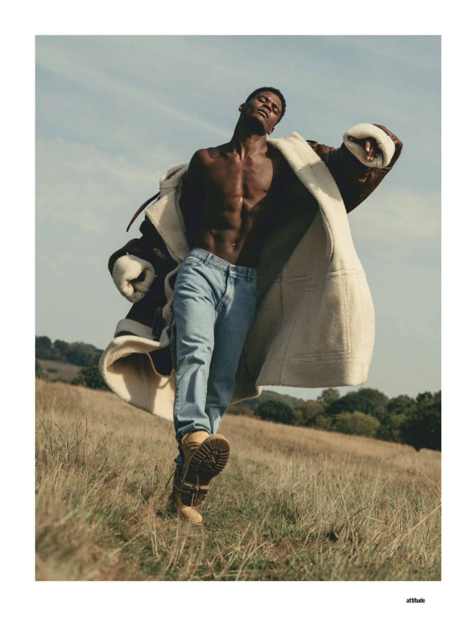 AJ Harris y Matthew Rahill para Attitude Magazine por Joseph Sinclair