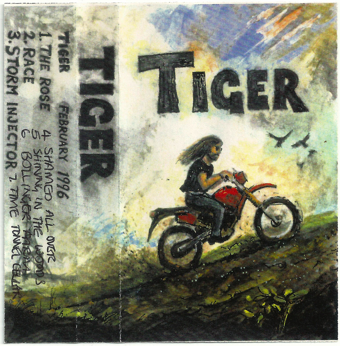 Die Messer: Tiger - demo tape sleeves - by Dan Laidler