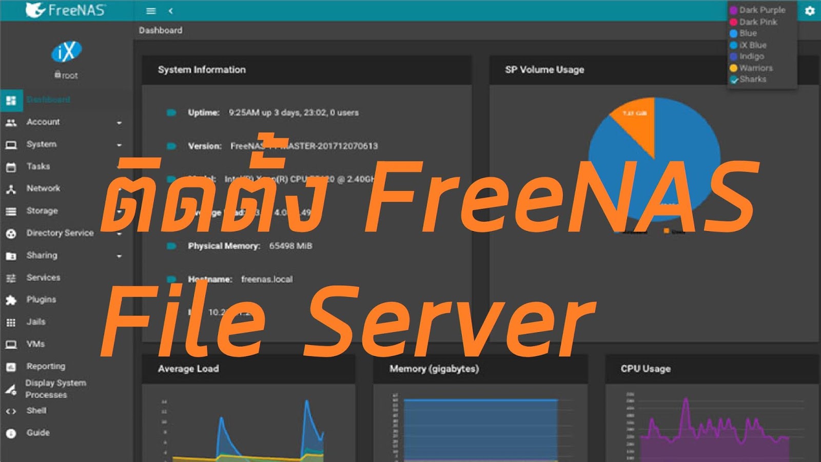 ติดตั้ง File Server / File Storage ด้วย FreeNAS Server - The Config