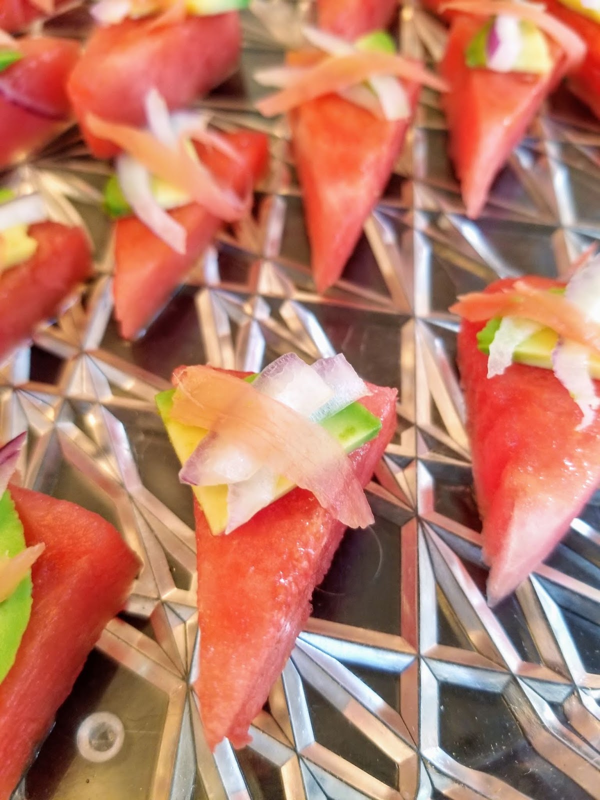 Hot and Cold Running Mom - Just my Stuff: Watermelon Sashimi Appetizers