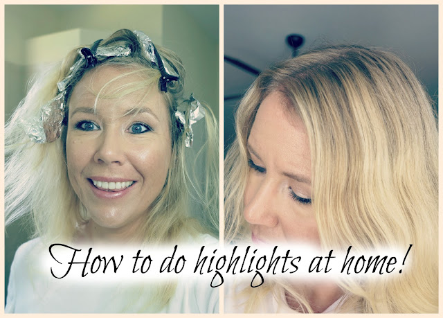 How to do highlights at home with aluminum foil and hair clips!