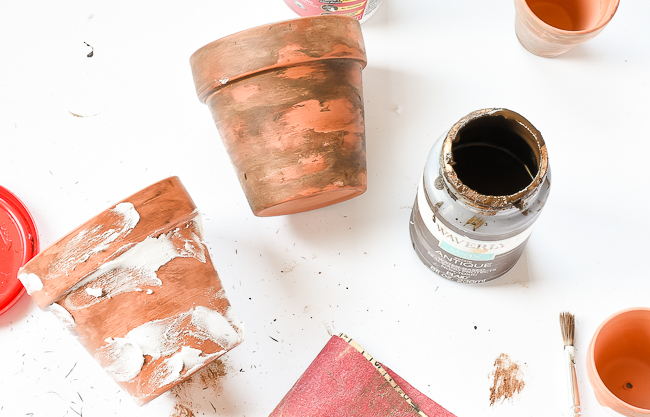 How to Get the Look of Aged Terra Cotta Pots | Little House of Four ...
