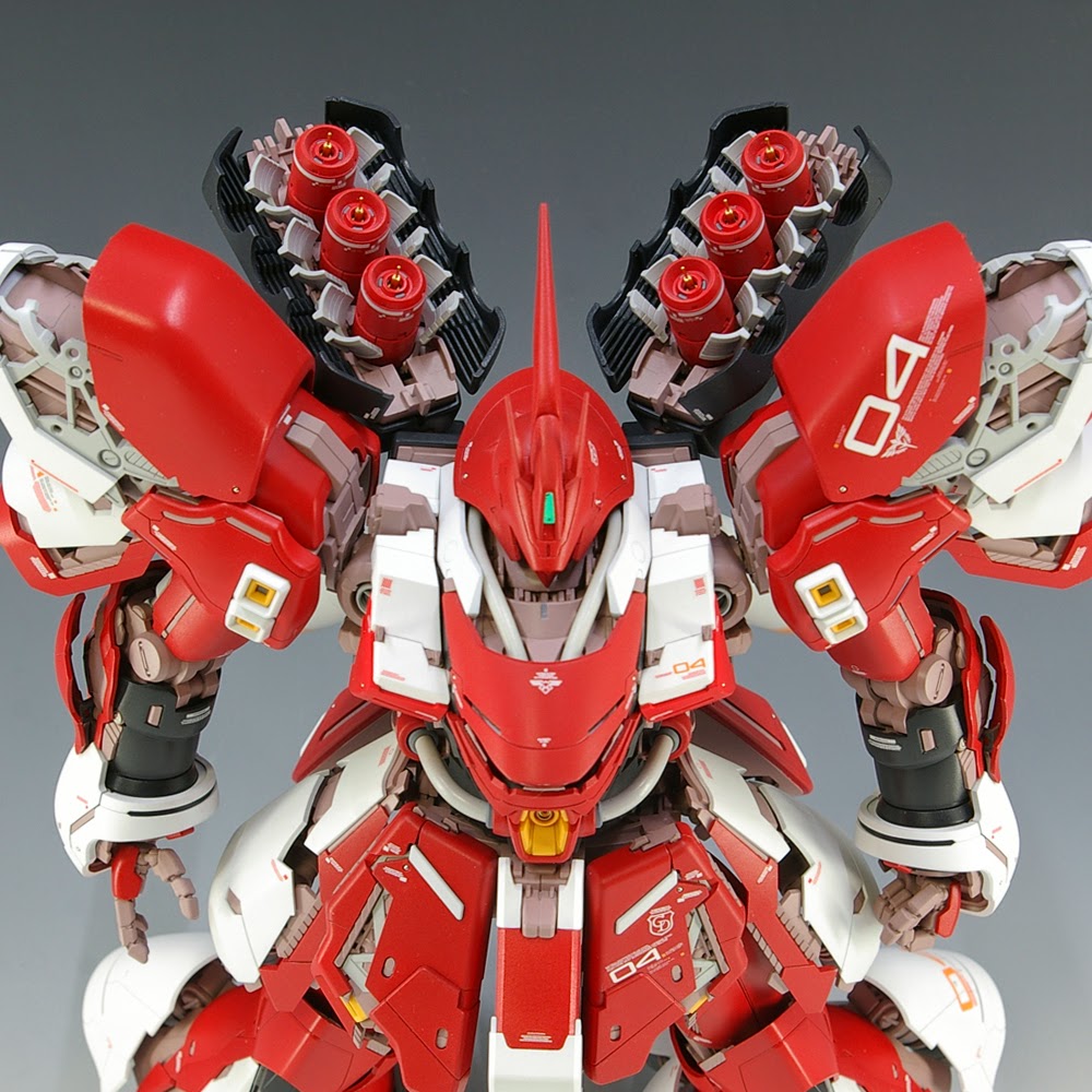 MG 1/100 Sazabi Ver.Ka "Red and White Scheme" Painted Build