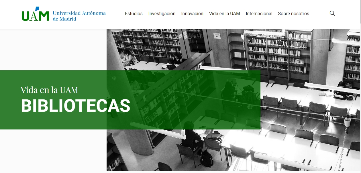 Nueva web de la UAM y de la Biblioteca ~ CanalBiblos: blog de la ...
