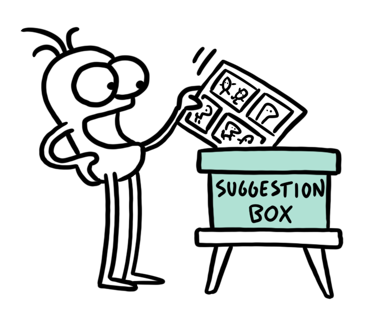 Suggestion Box Cartoon