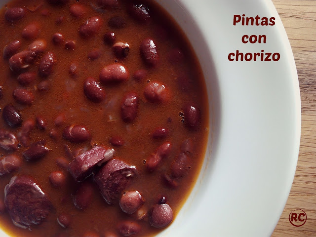Recursos Culinarios: PINTAS CON CHORIZO
