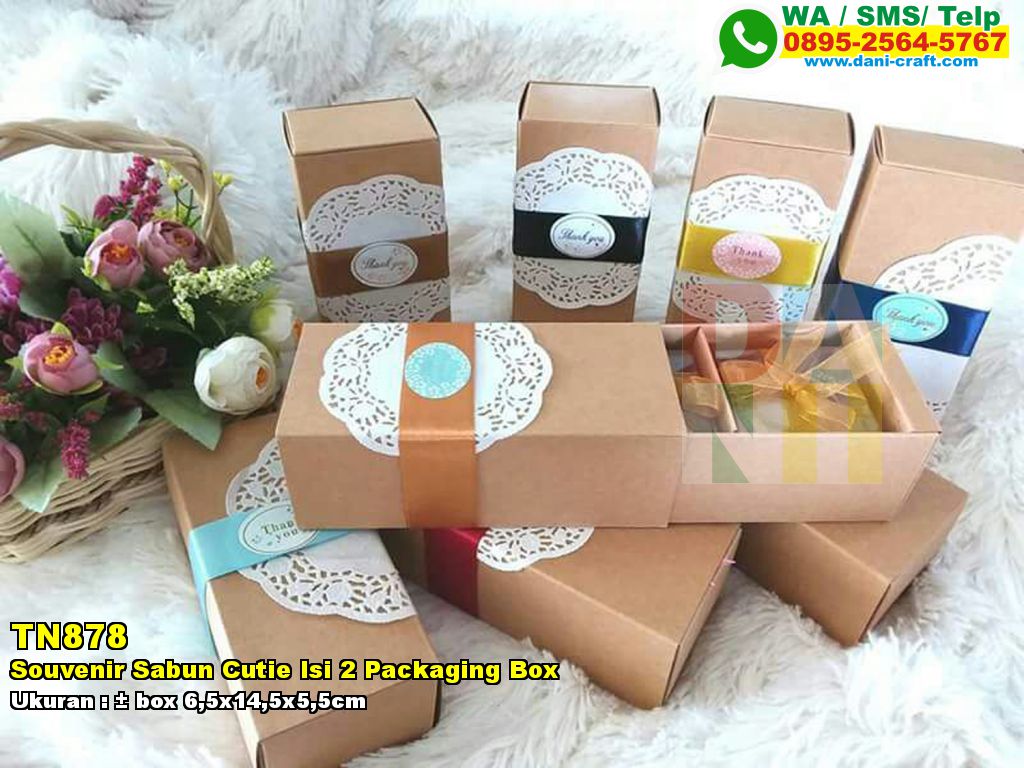 Souvenir Sabun Cutie Isi 2 Packaging Box | Souvenir Pernikahan