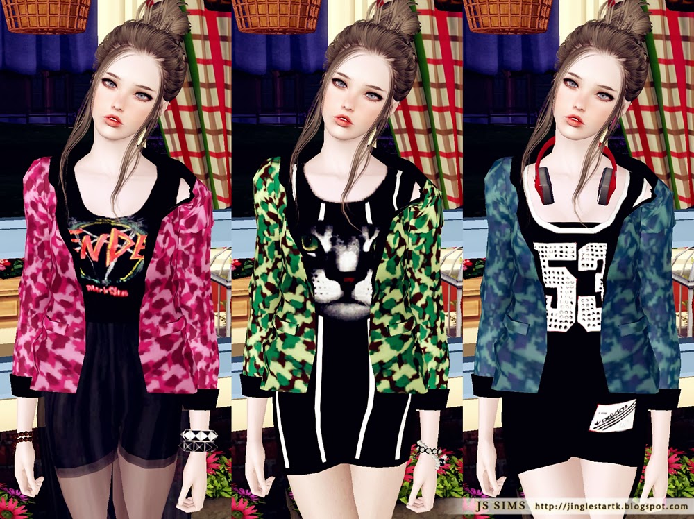 [JS SIMS 3] Accessories Jacket－JS SIMS｜痞客邦