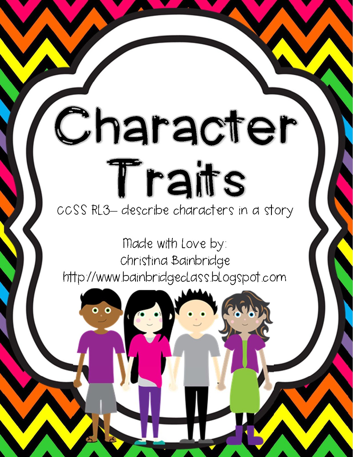 Welcome to the UNI-corner: Character Traits Posters {Freebie!}