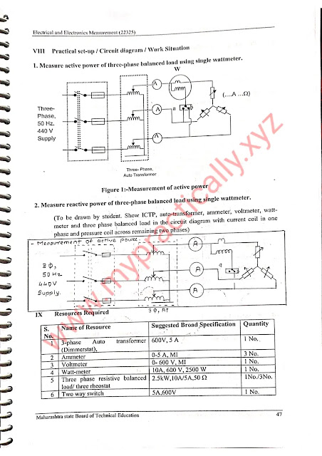 22325 Electrical and Electronics Measurements EEM | Lab Manual Answers ...