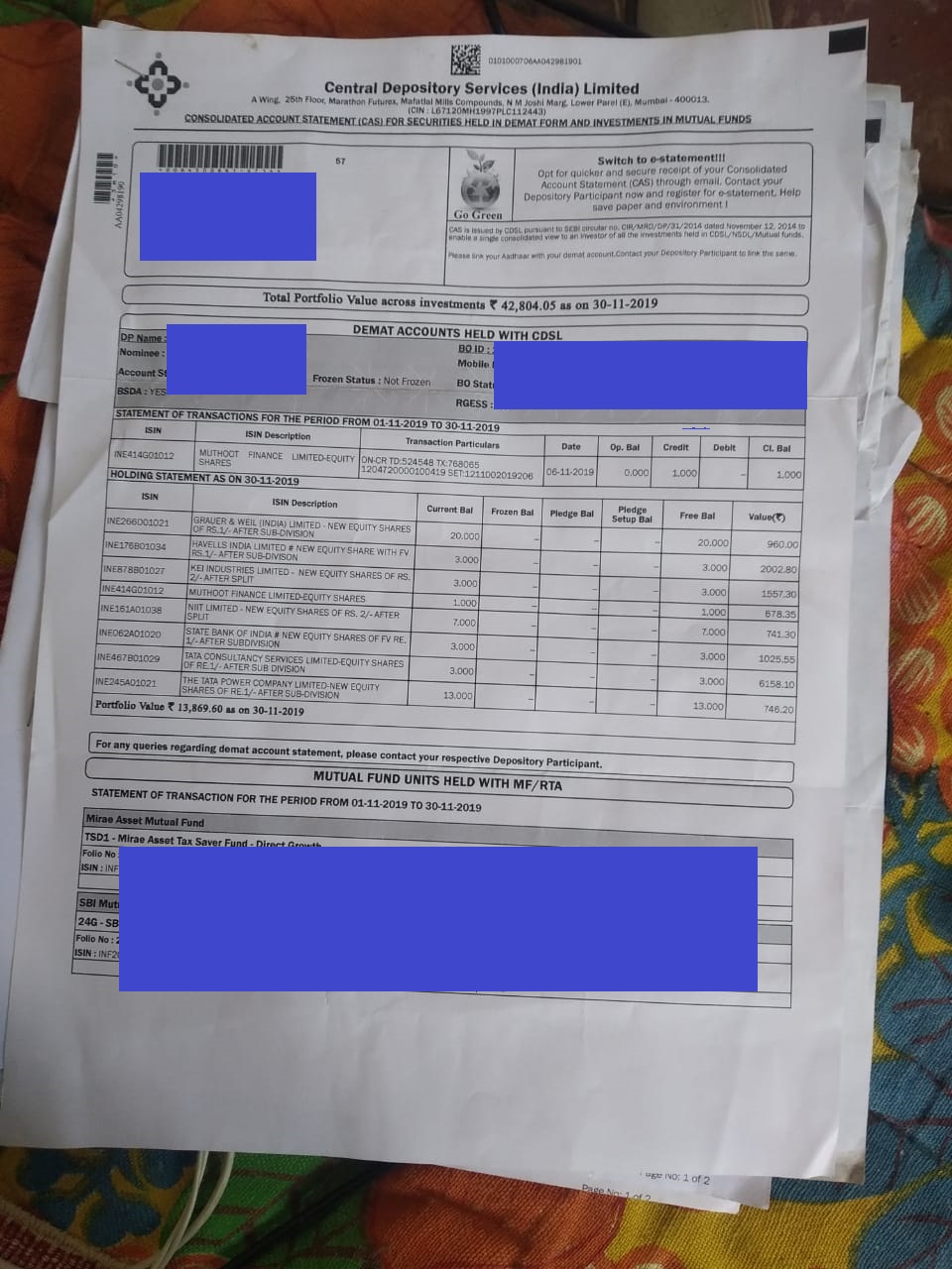 How to Prepare Consolidated Accounts Statement (CAS ) for Demat and MFs ...