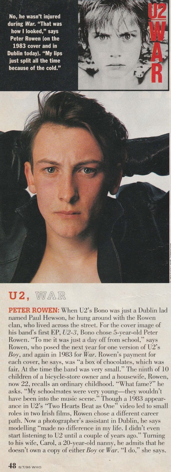 U2 Sombras e Árvores Altas - Blog: Peter Rowen falará sobre os ...