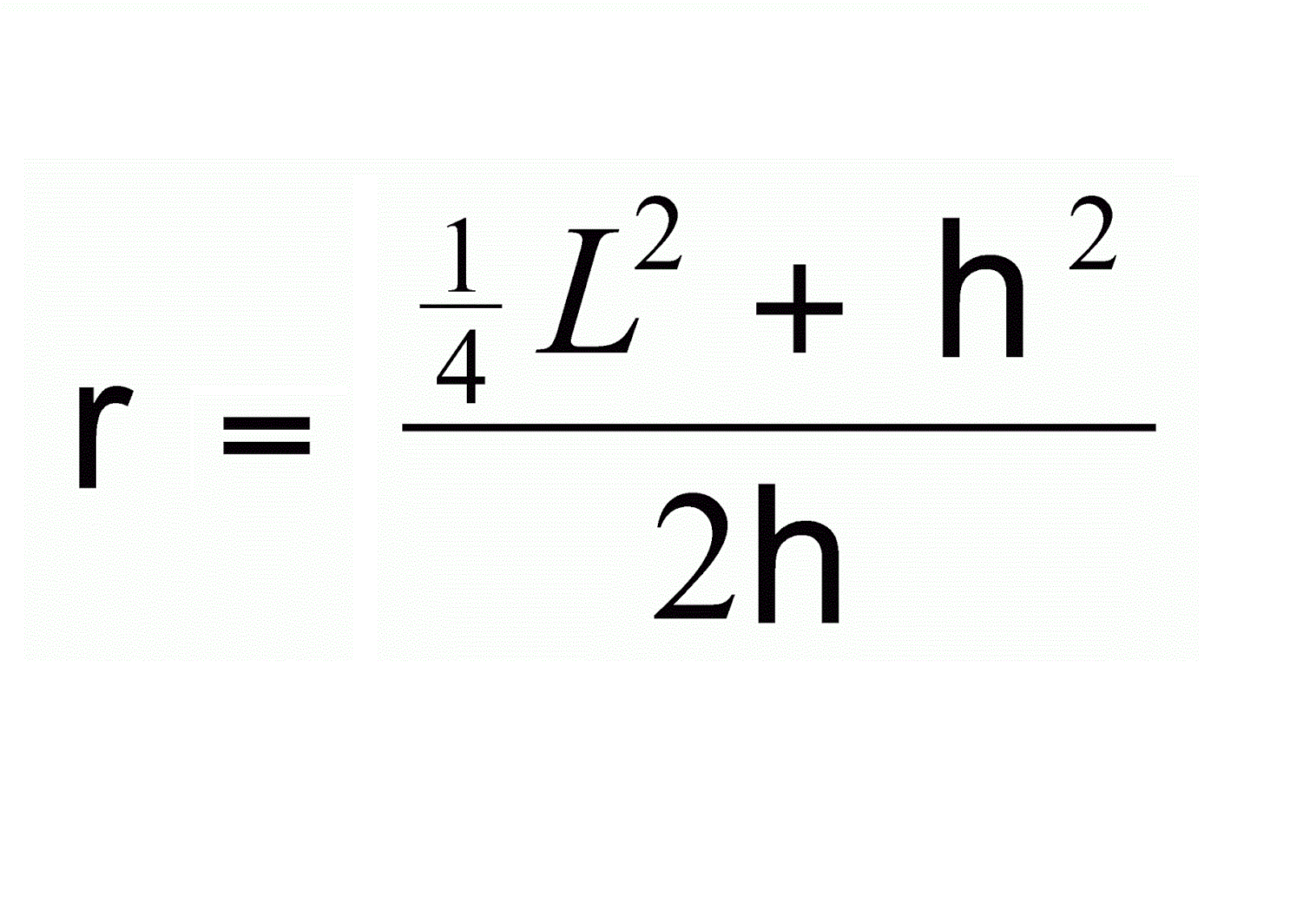 MEDIAN Don Steward mathematics teaching: radius from arc details