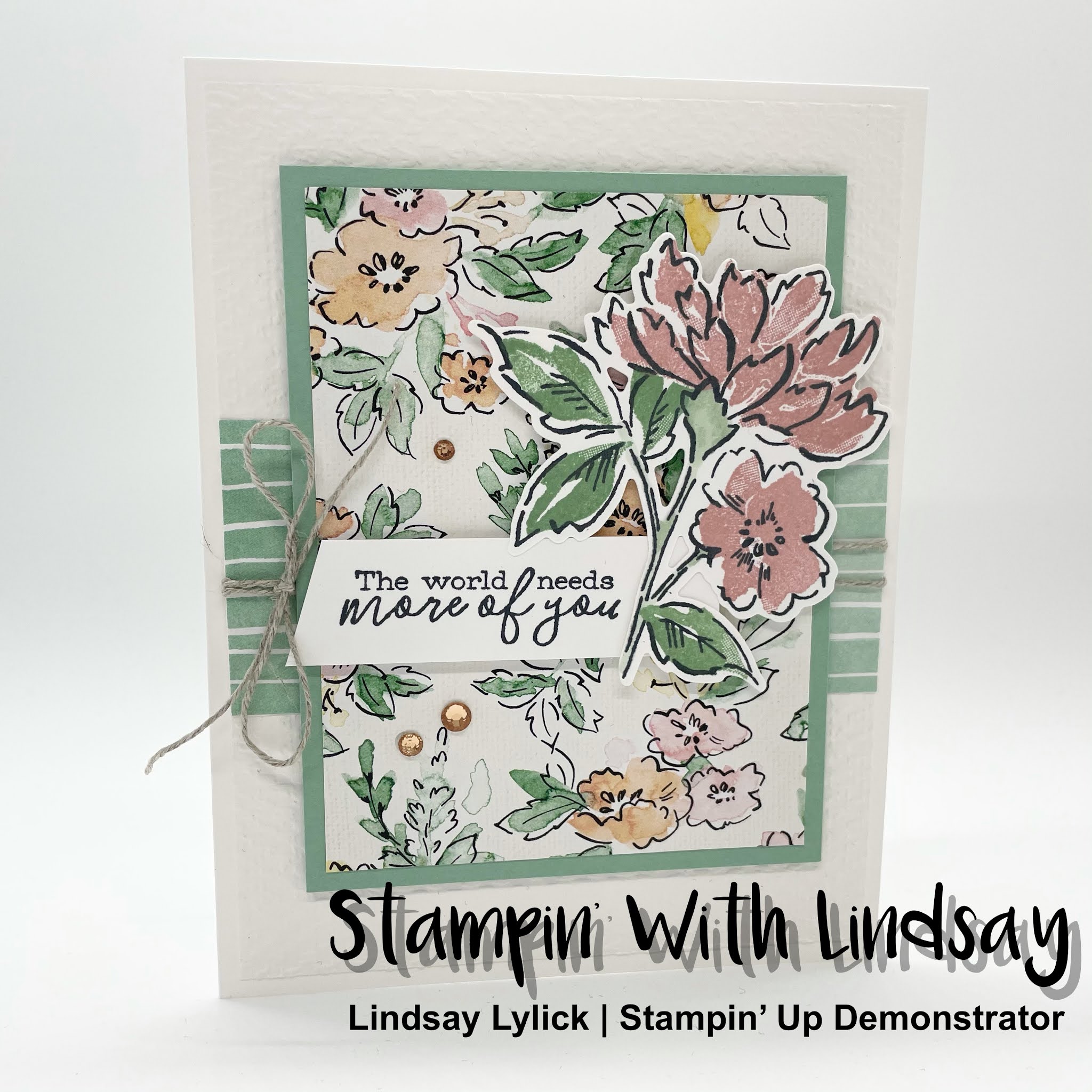 Stampin' with Lindsay: Team Meeting Card Creations