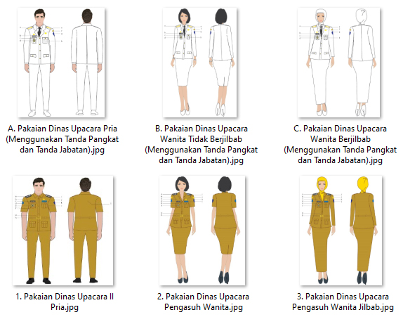 Pakaian Dinas Upacara (PDU) Bagi Pegawai/Pengasuh di Lingkungan IPDN ...