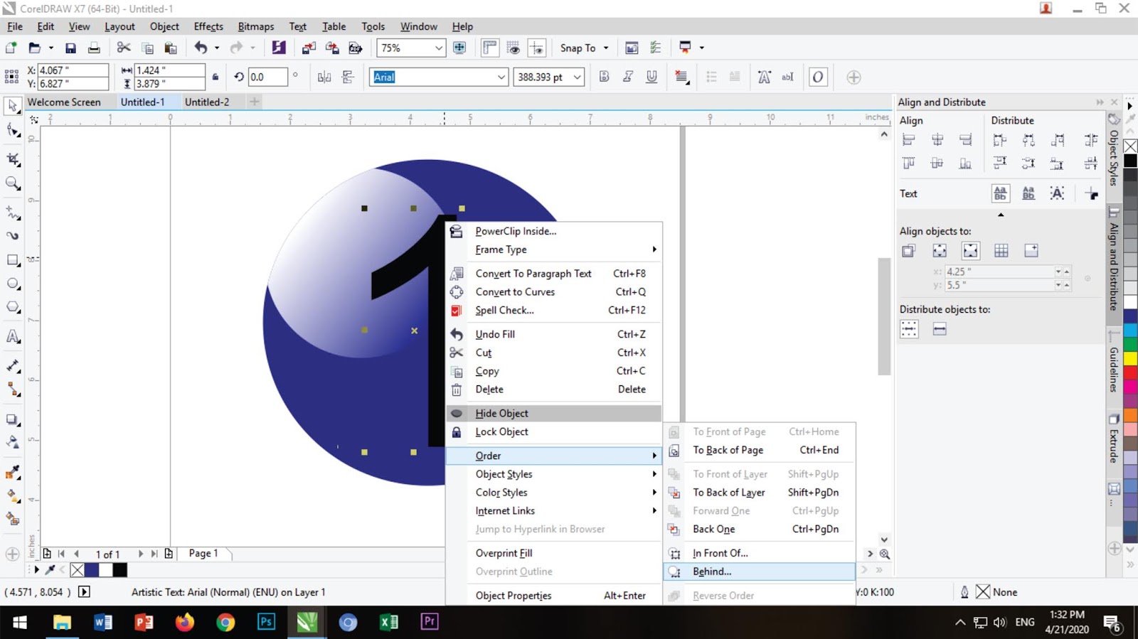 Cara mengoperasikan Corel Draw: Cara membuat gambar tombol button pada ...