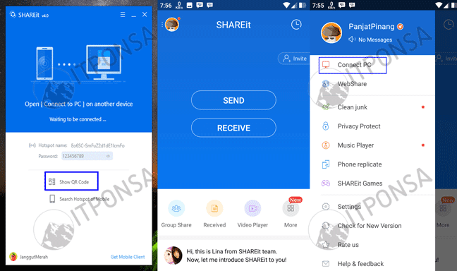 Cara Menggunakan Aplikasi SHAREit Android dan PC Untuk Mengirim File ...