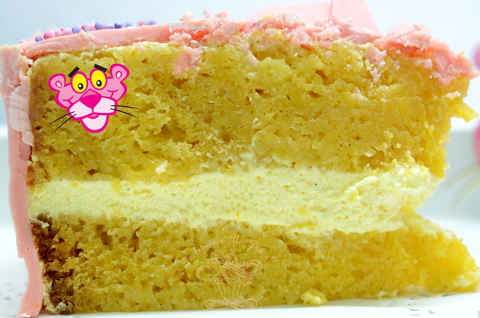 ¿ Te apetece un dulce ?: Tarta Pantera rosa