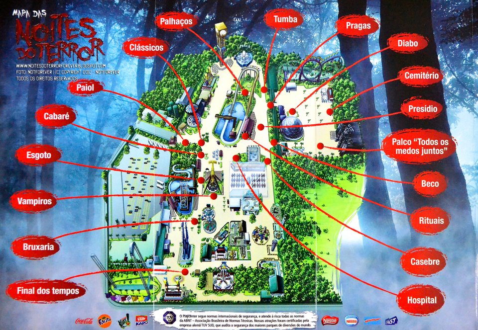 Playcenter - SP: Mapas