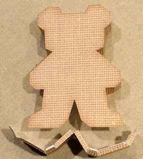 Needles 'n' Knowledge: Teddy Bear Shaped 3d Box