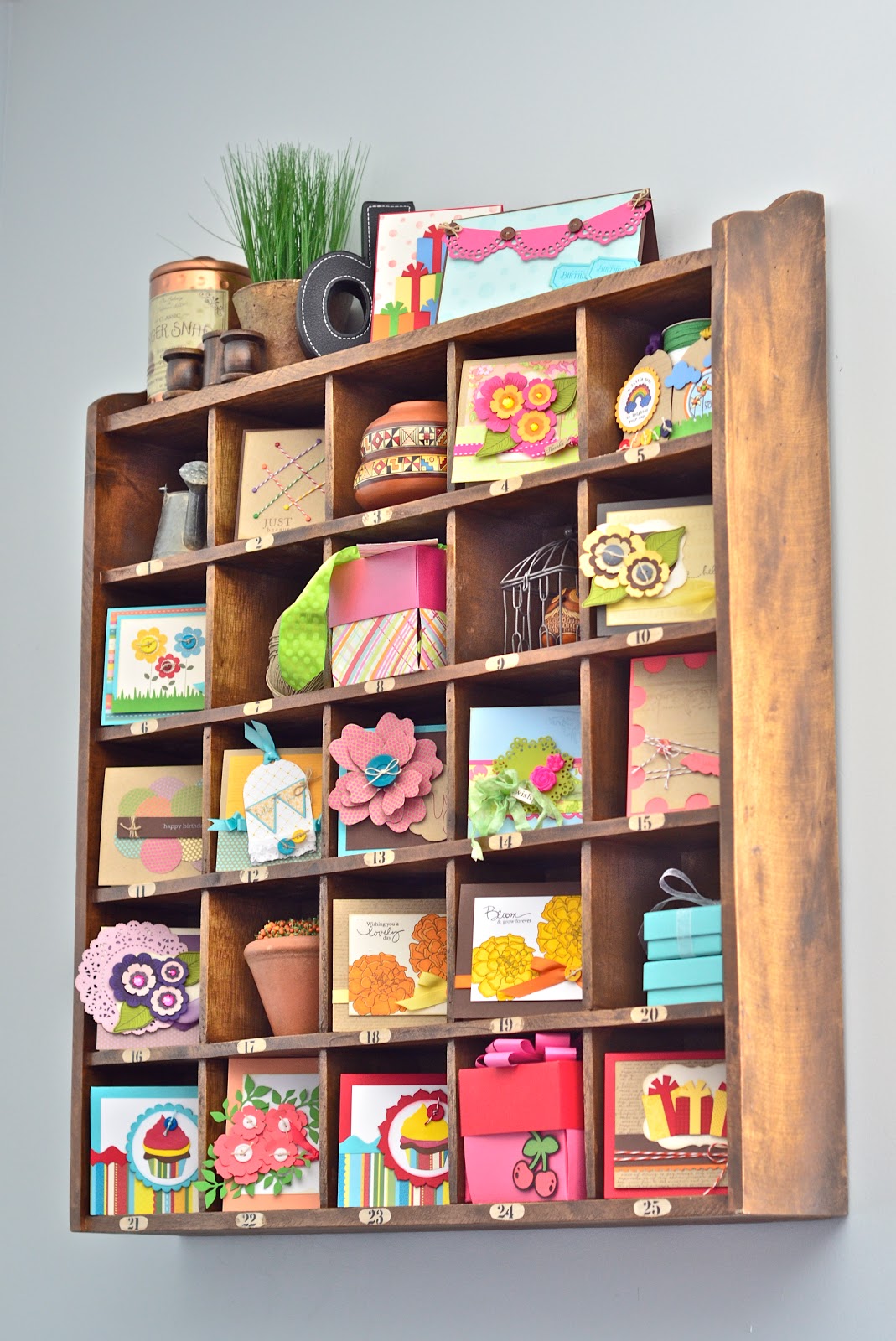 Paper Commotion: My Display Cubby