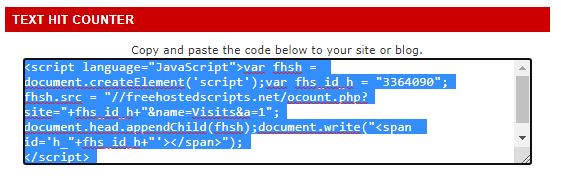 How to add View Count or Hit Counter for each post in Blogger