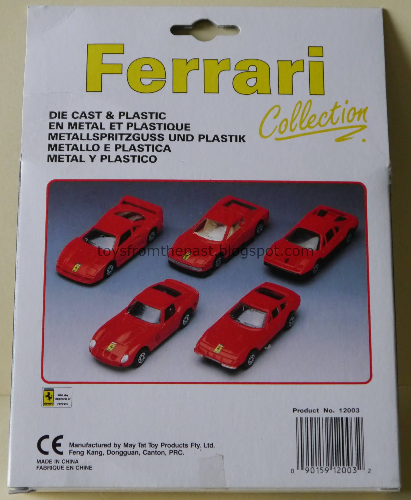 Toys from the Past: #977 MAISTO – FERRARI COLLECTION (Around 1995)