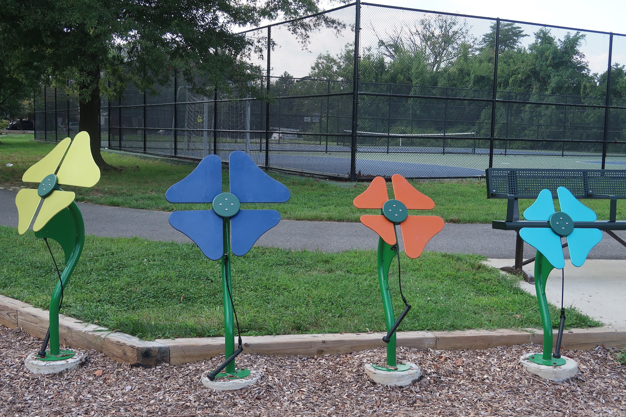 Explore a Park: Spring Lane Park offers a green respite in densely ...