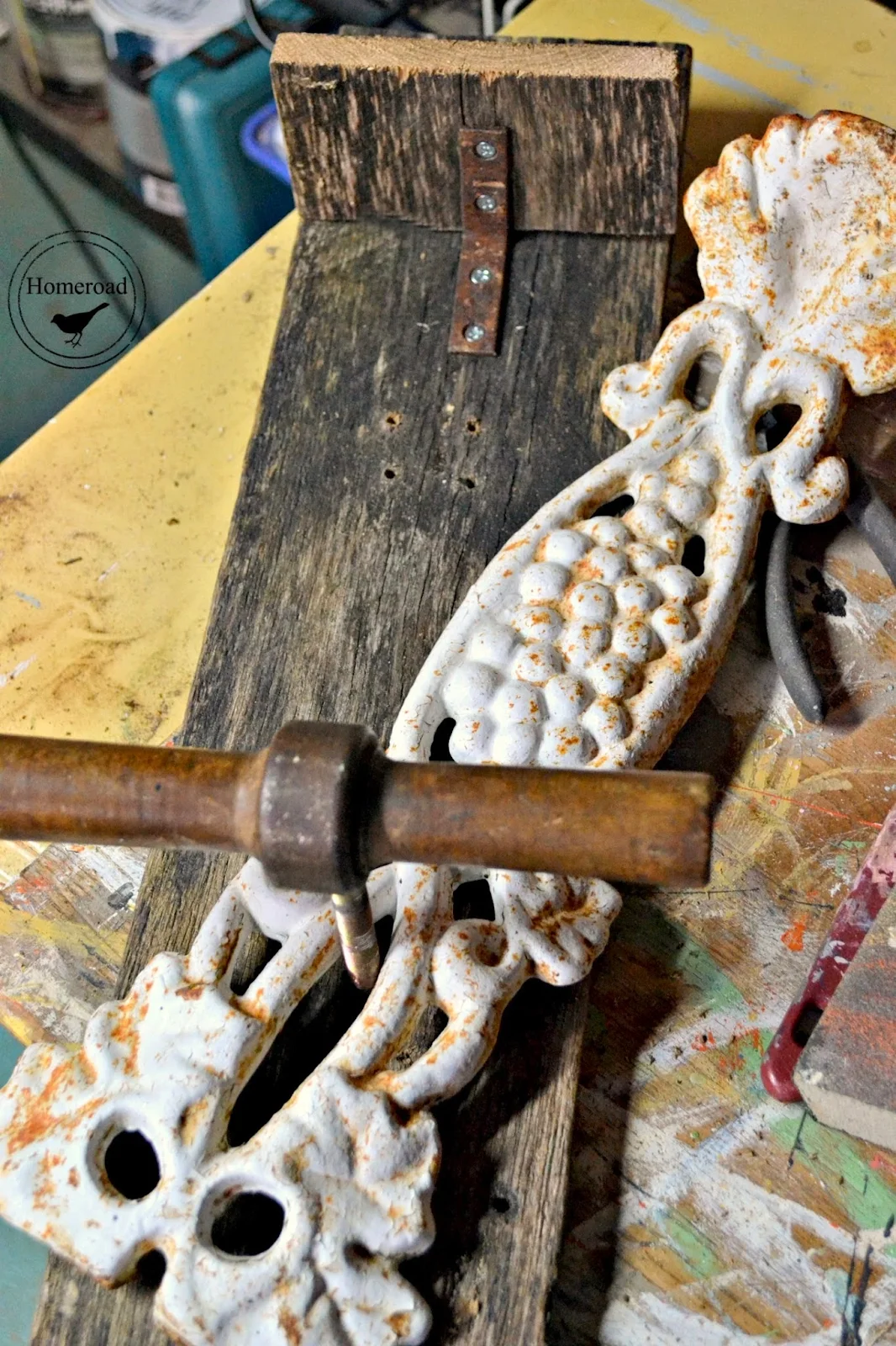 A Unique Repurposed Towel Hook