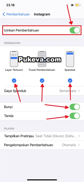 Cara Mengaktifkan Notifikasi Instagram Di Iphone Yang Tidak Muncul