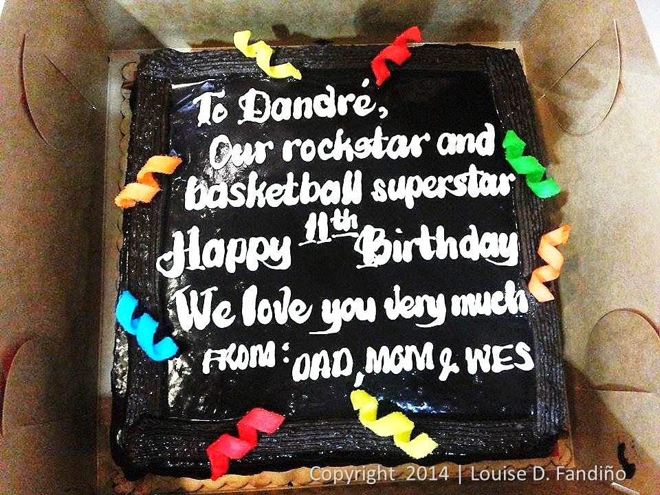 Dedication Cake Red Ribbon