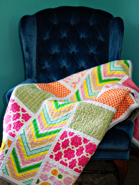 Bijou Lovely: colorblock quilt.