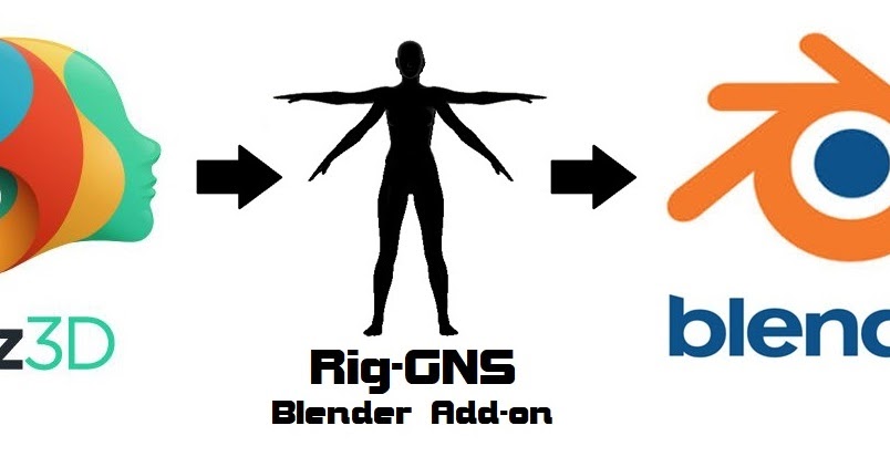 Daz to Blender with Rig-GNS add-on