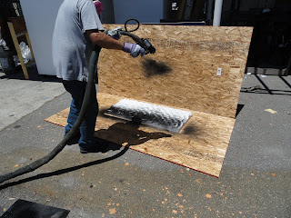 EPS foam coating spray Polyurea: EPs foam coating with spray on polyurea