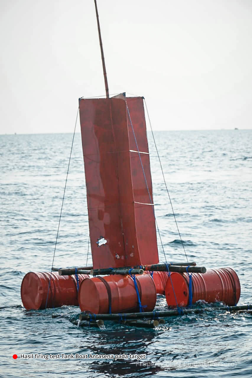 DEFENSE STUDIES: Tank Boat Antasena Sukses Jalani Sea Trial & Firing Test