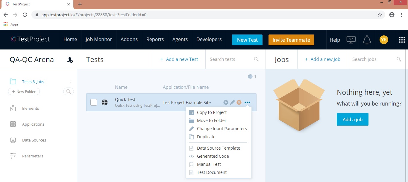 Qa Qc Arena Hands On With Testproject Web App Tests Part 2