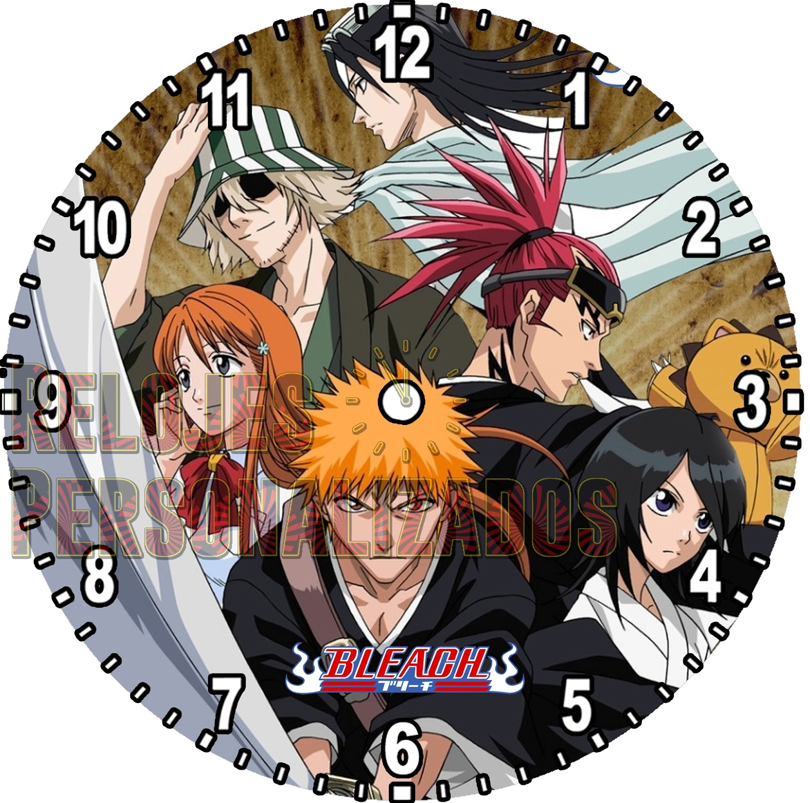 Relojes Murales Personalizados: Diseños de Bleach