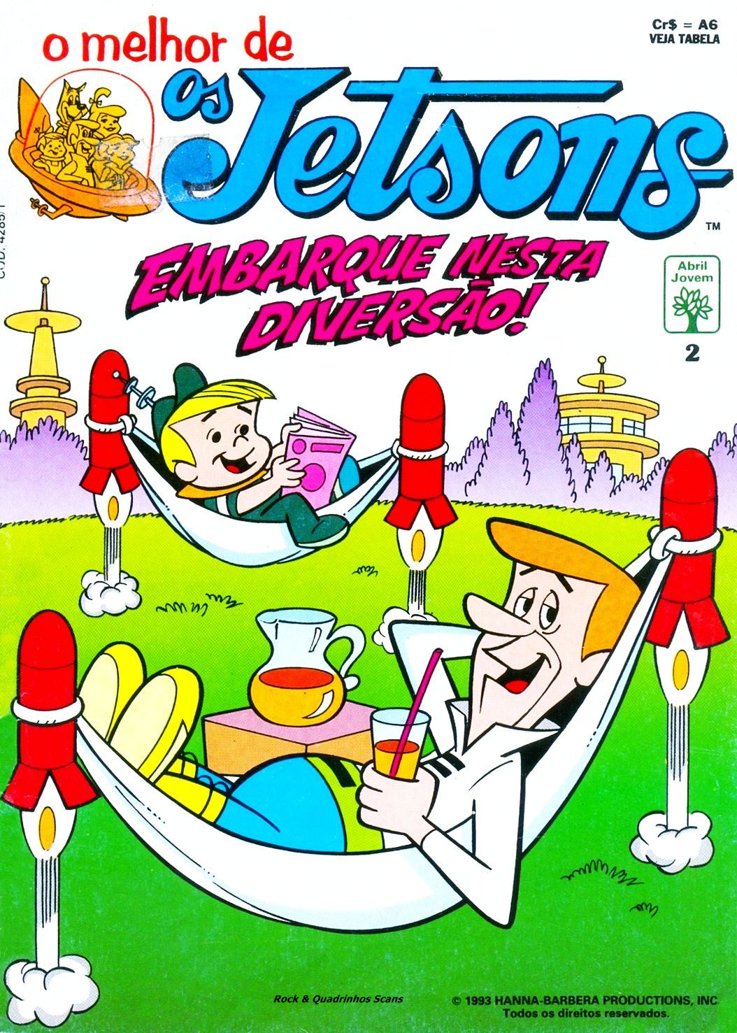 ROCK & QUADRINHOS SCANS: O MELHOR DE OS JETSONS 2 (ED.ABRIL)-ABRIL DE 1993